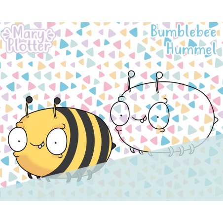 Digital Stamp, Digistamp, Hummel, bumblebee